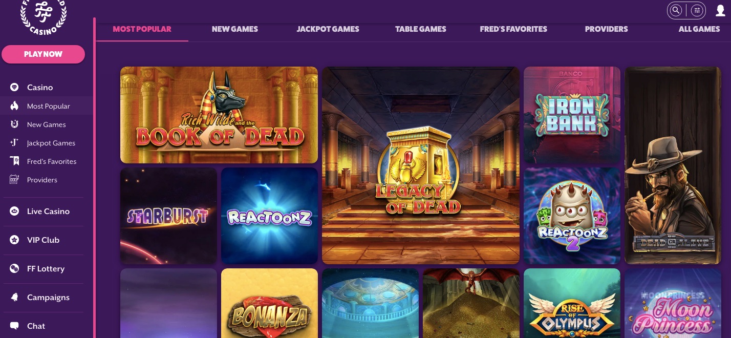 Frank & Fred Casino Review & Bonus - TopCasinoAffiliates.com